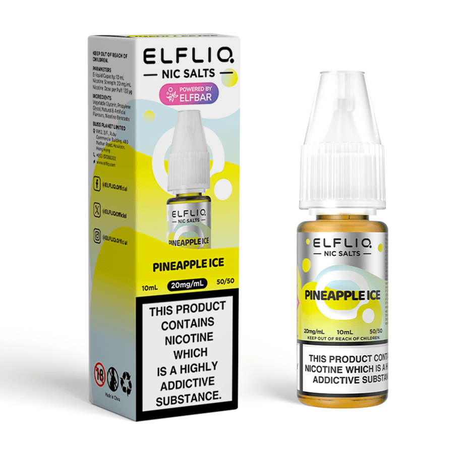 Pineapple Ice Elfliq Vape Juice by Elf Bar | Elf Bar | Tablites