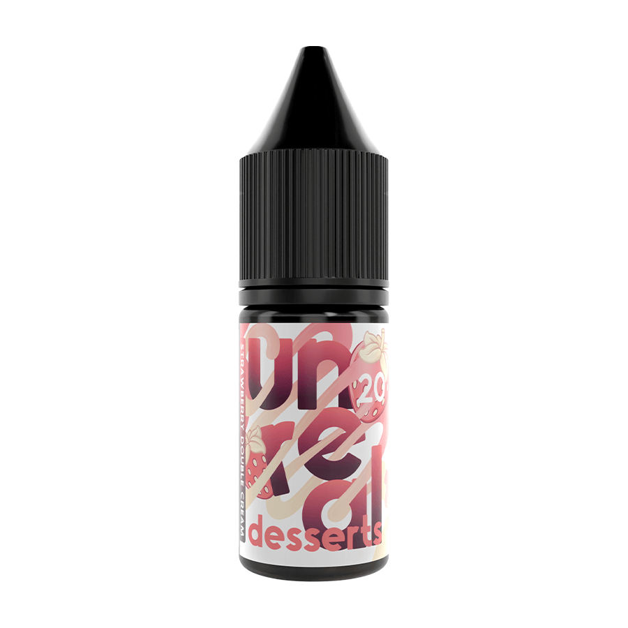 Strawberry Double Cream E-Liquid by Unreal Desserts — Tablites