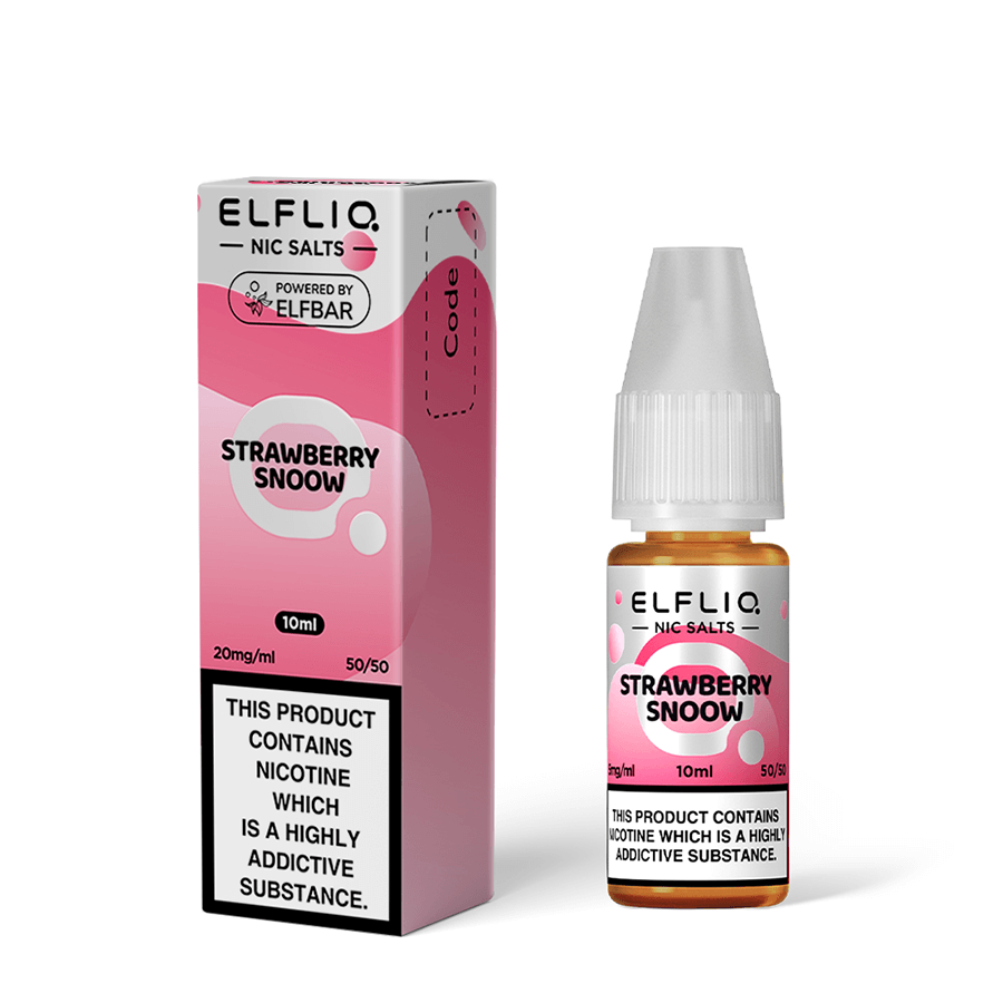 Strawberry Snoow Elfliq Vape Juice by Elf Bar - from £3 — TABlites