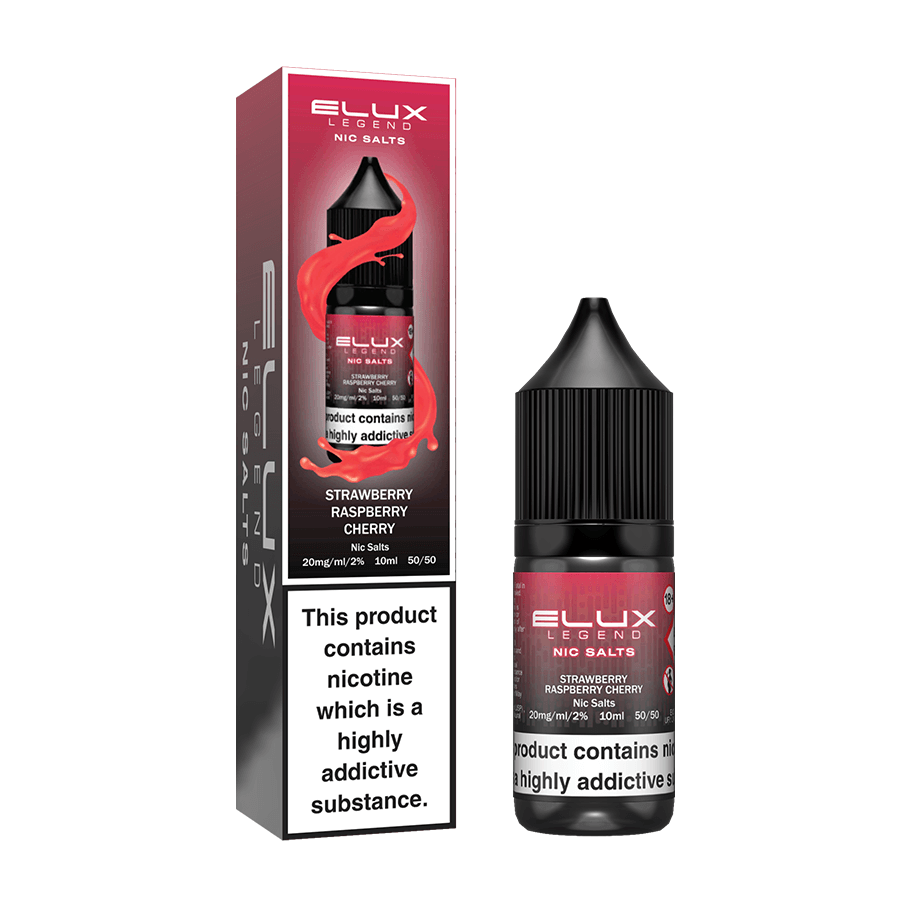 Strawberry Raspberry Cherry Elux Legend Vape Juice by Elux — TABlites
